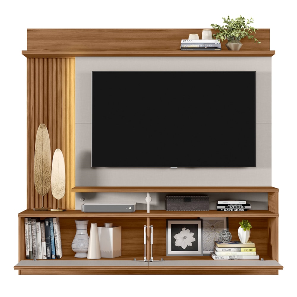 Estante Home NT1295 Para Tv Até 60 Polegadas Freijó Trend/Off White Tx Notável Móveis - Casa ...