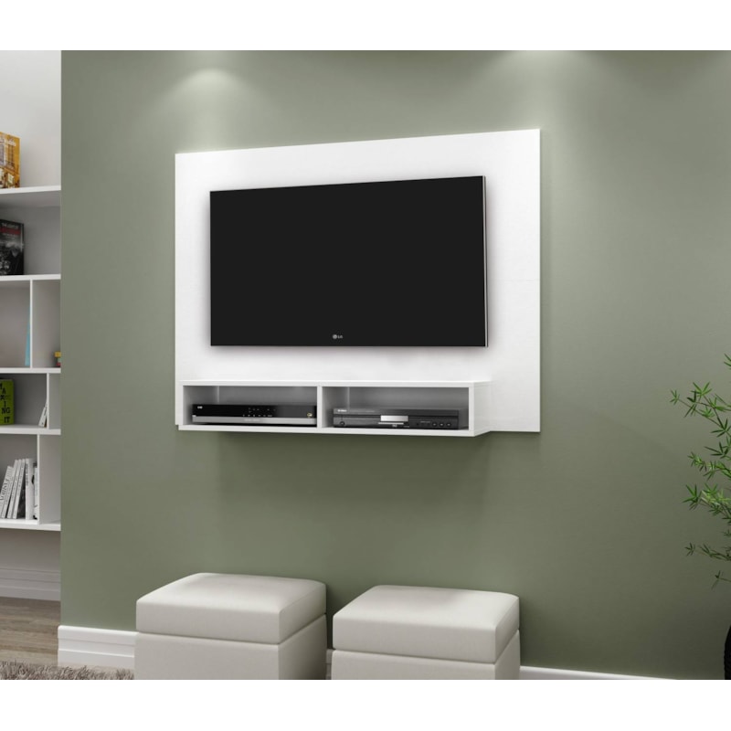 Painel para TV ate 43 Polegadas Nicho Eros Branco Notavel Moveis