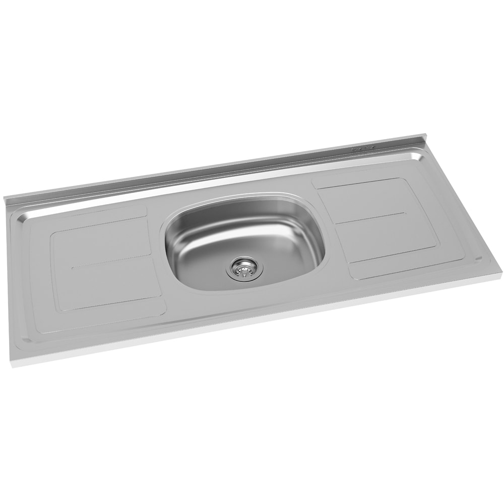 Pia de Cozinha Inox Bali 1,20m com Válvula Ghel Plus - Casa Aberta Brasil